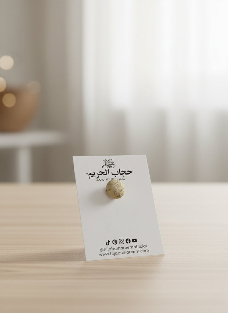 Fabric Covered Hijab Magnet Pin – Hijabulhareem