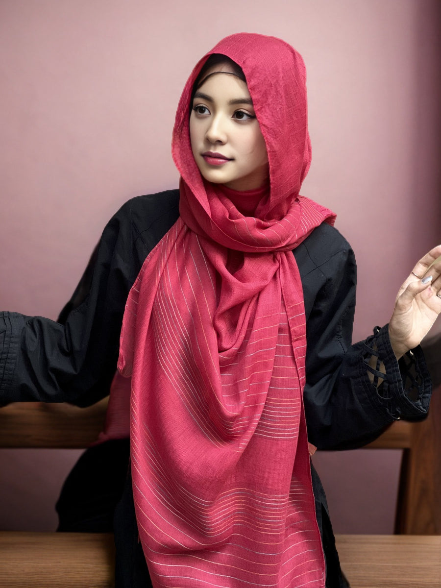 Buy Multi Stripe Hijab| Hijabul Hareem Online Store – Hijabulhareem